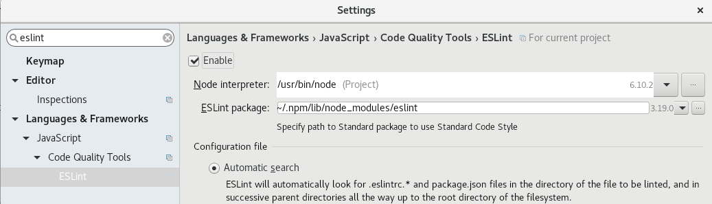 How to install NPM package in a home directory (PyCharm) | eshlox